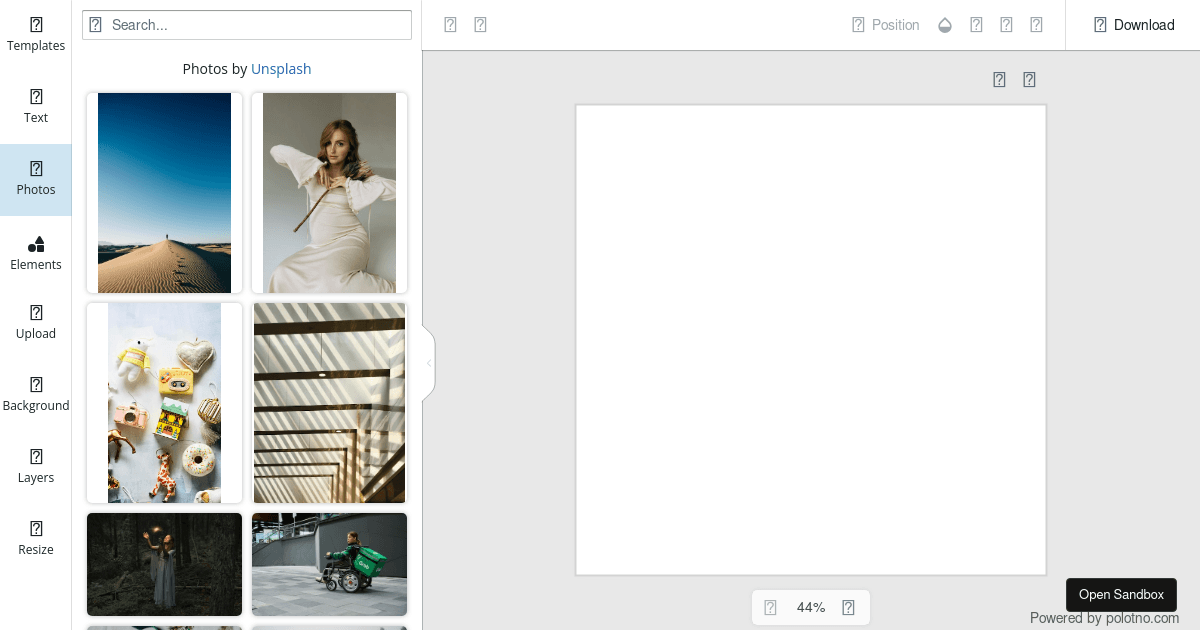 polotno-frameworkless - Codesandbox