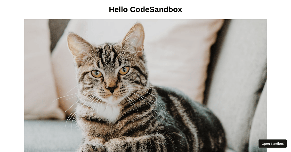html2canvas - Codesandbox