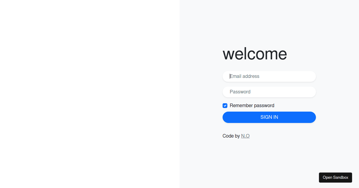 contactform - Codesandbox
