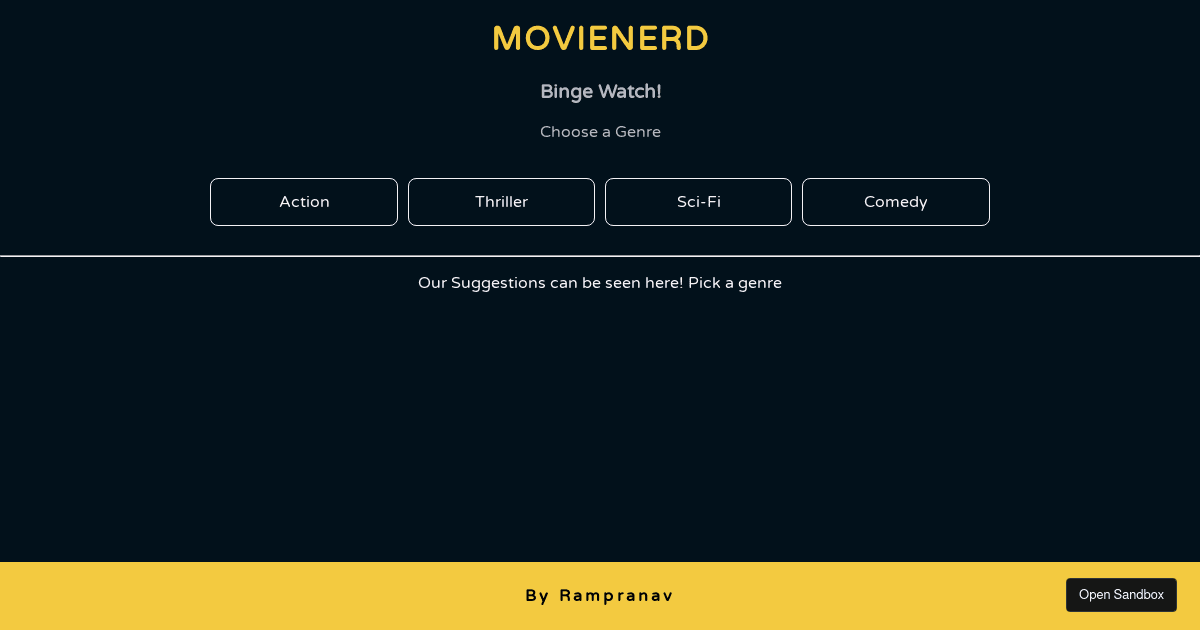 movie-recommendation - Codesandbox