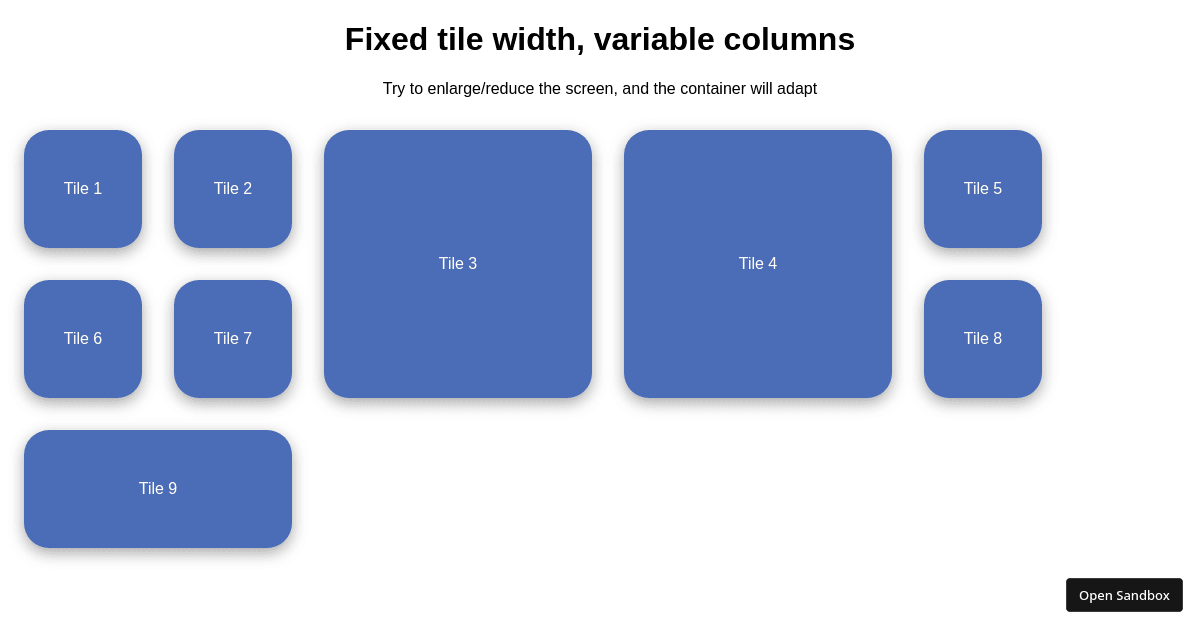 react-tiles-dnd-responsive (forked) - Codesandbox