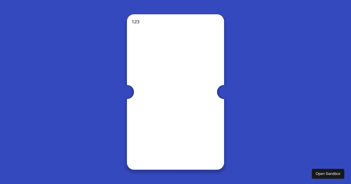 ticket - Codesandbox