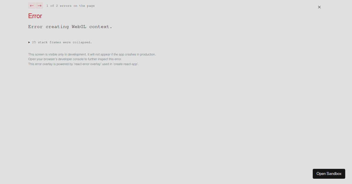 Glitch React Three Fiber React Spring Forked Codesandbox