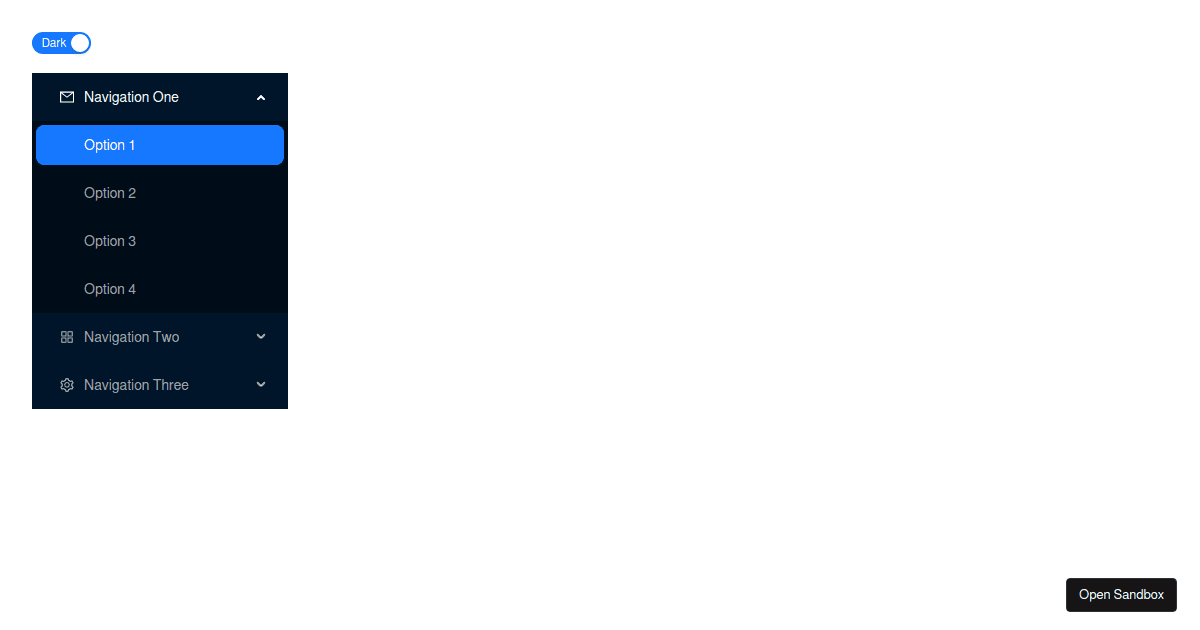 Menu Themes - antd@5.4.7 - Codesandbox