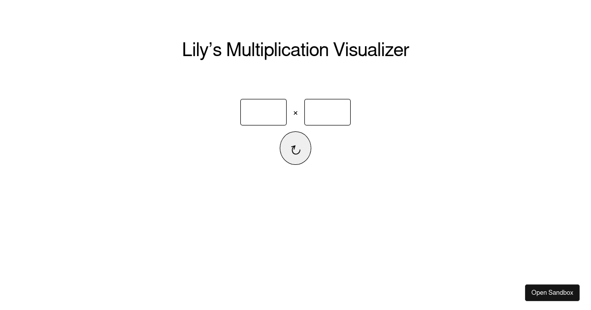 multiplication-visualizer - Codesandbox