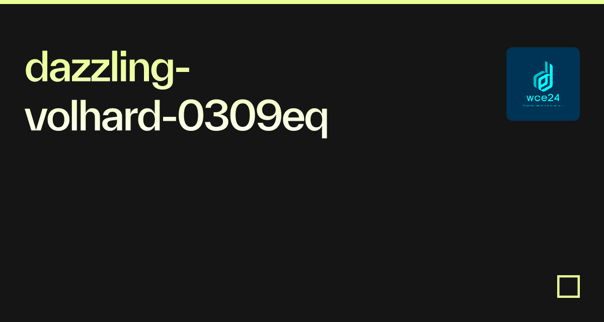 dazzling-volhard-0309eq - Codesandbox