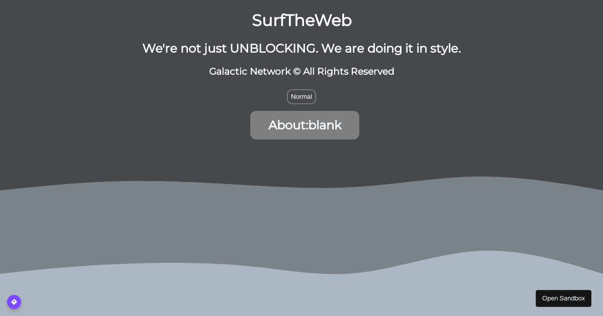 GalacticNetwork/SurfTheWeb-V3 - Codesandbox