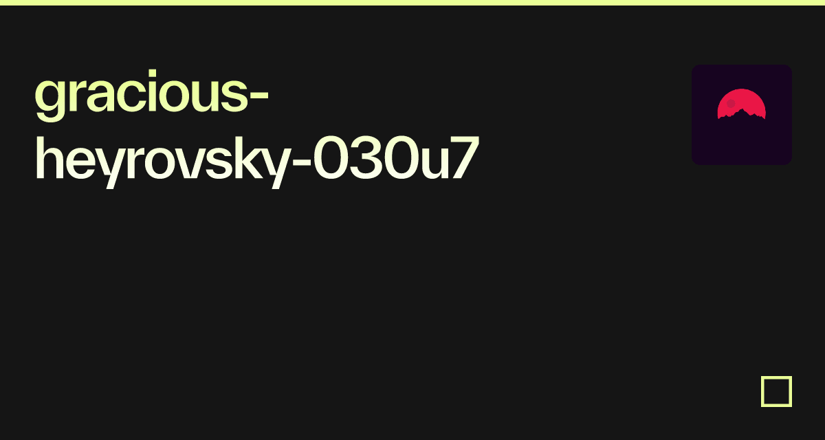 gracious-heyrovsky-030u7 - Codesandbox
