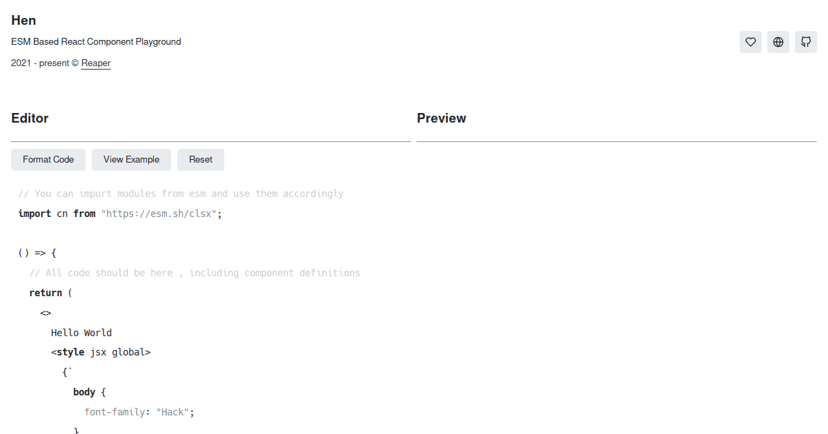 hen-next - Codesandbox
