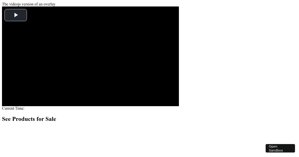 react-videojs-overlay-2 - Codesandbox