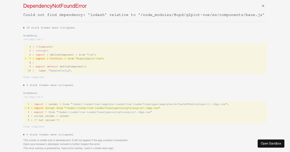 G2plot Vue Update Config Example Forked Codesandbox 