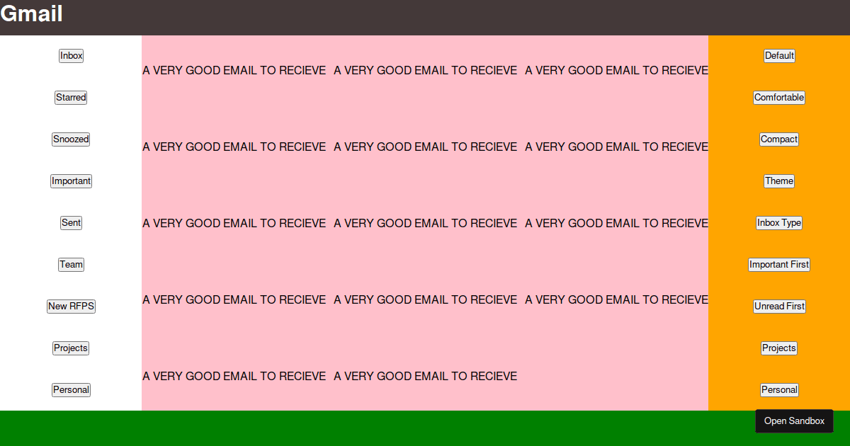 Gmail - Codesandbox