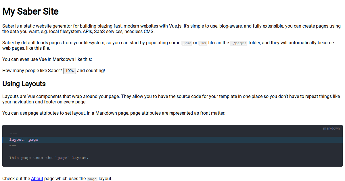 saber-sandbox - Codesandbox