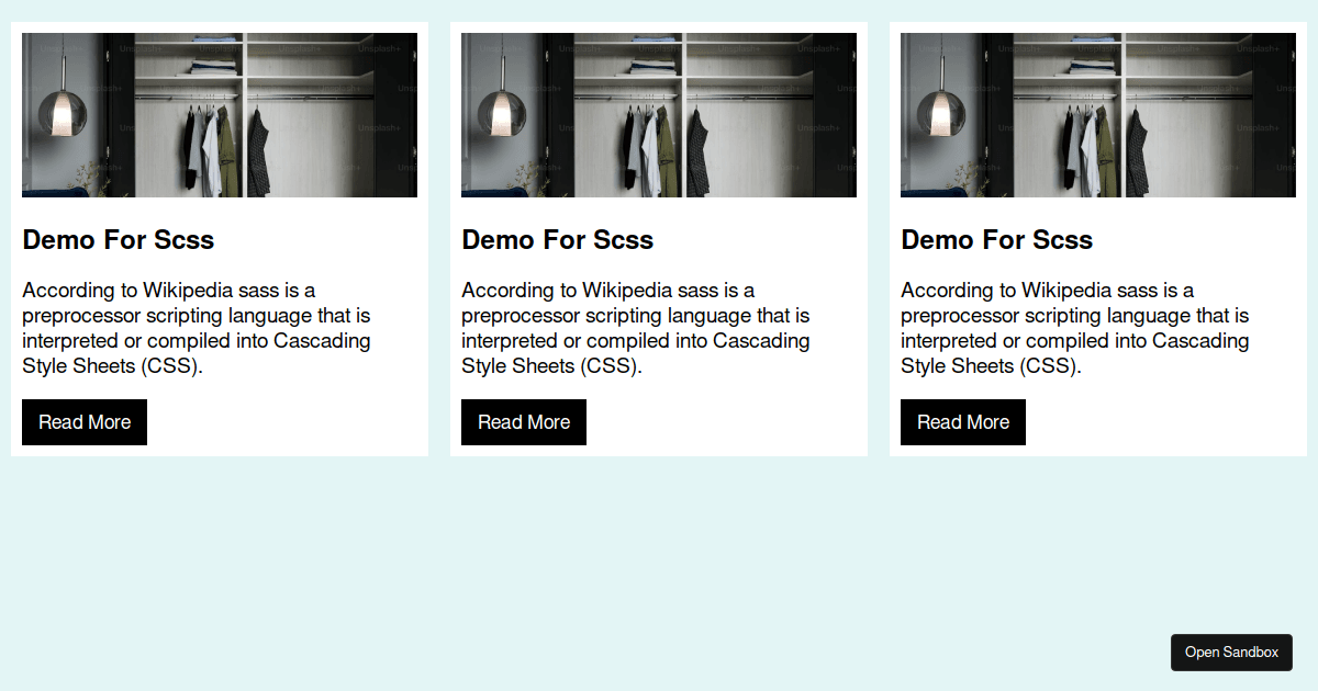 How To Add Scsssass In Reactjs Codesandbox