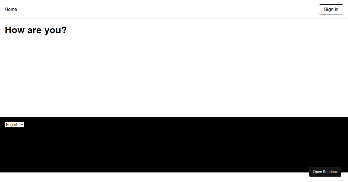 i18n - useContext Example - Codesandbox