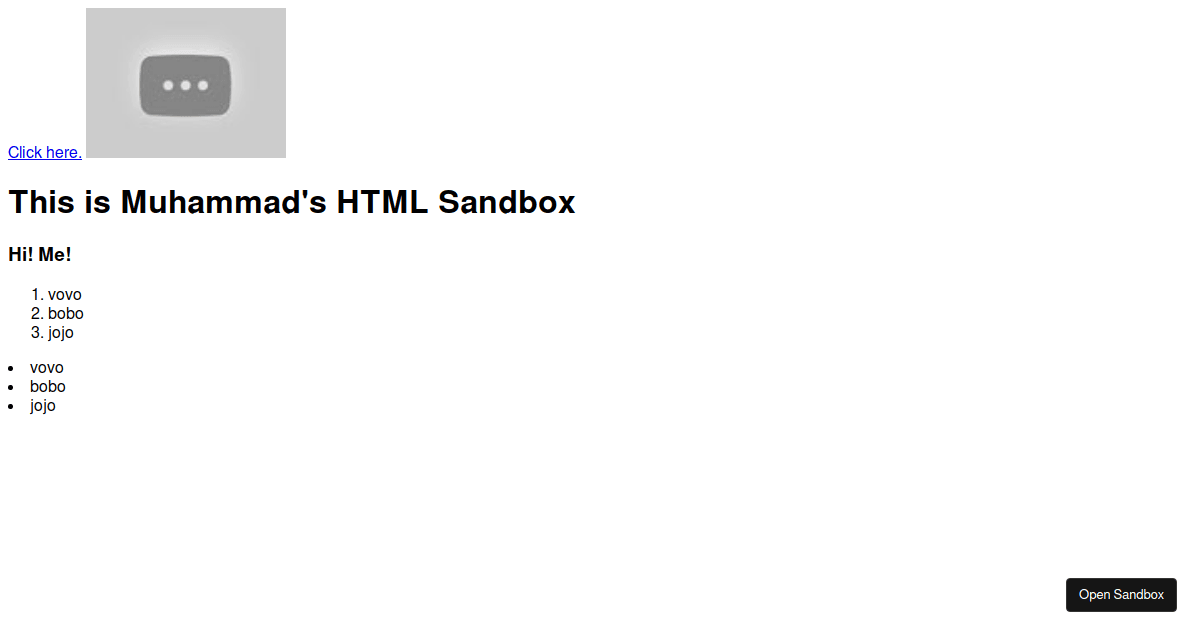 Momo's Sandbox unit 3 - Codesandbox