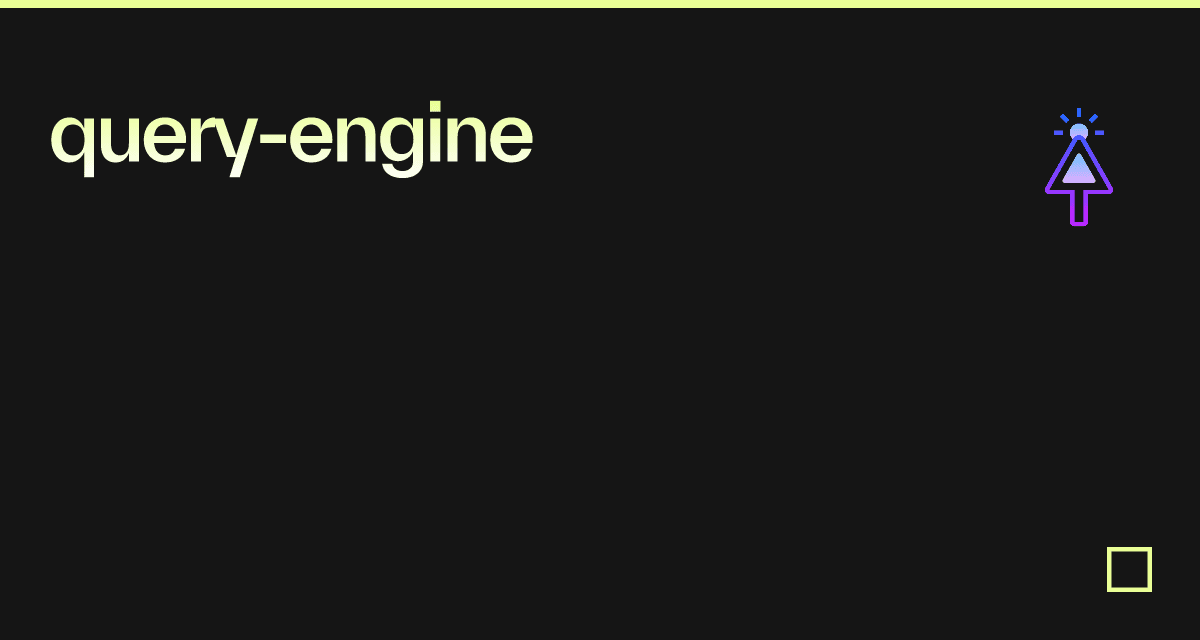 query-engine - Codesandbox