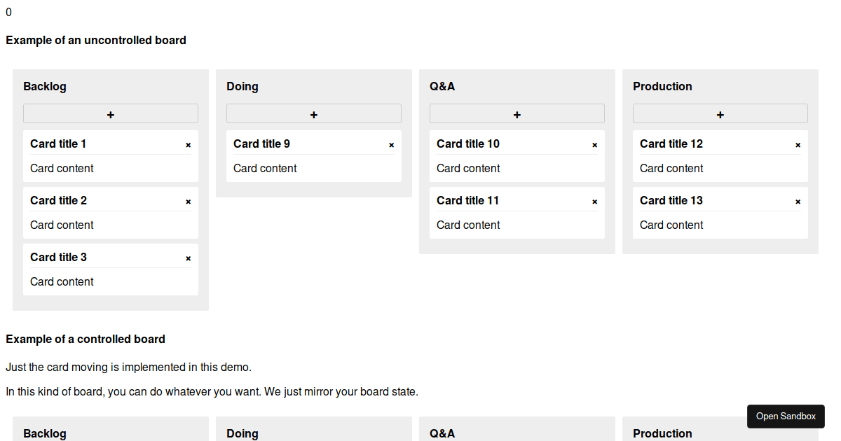 react-kanban-demo - Codesandbox