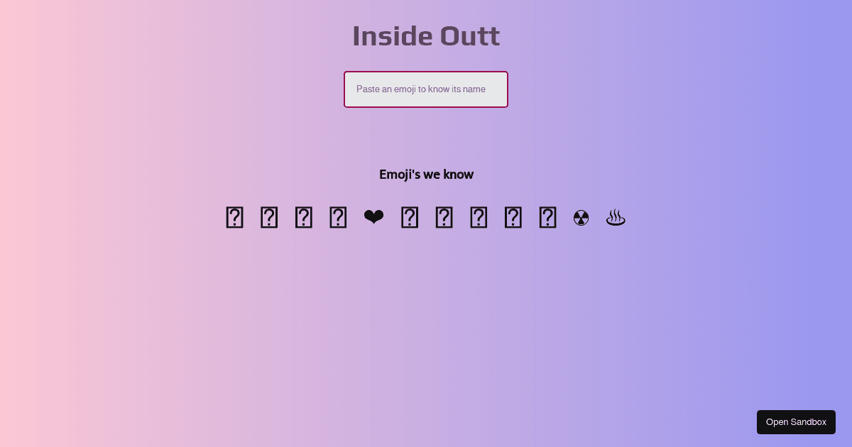 emoji-interpreter - Codesandbox