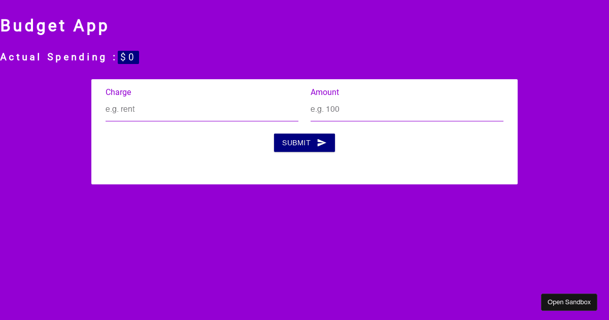 expense-app - Codesandbox