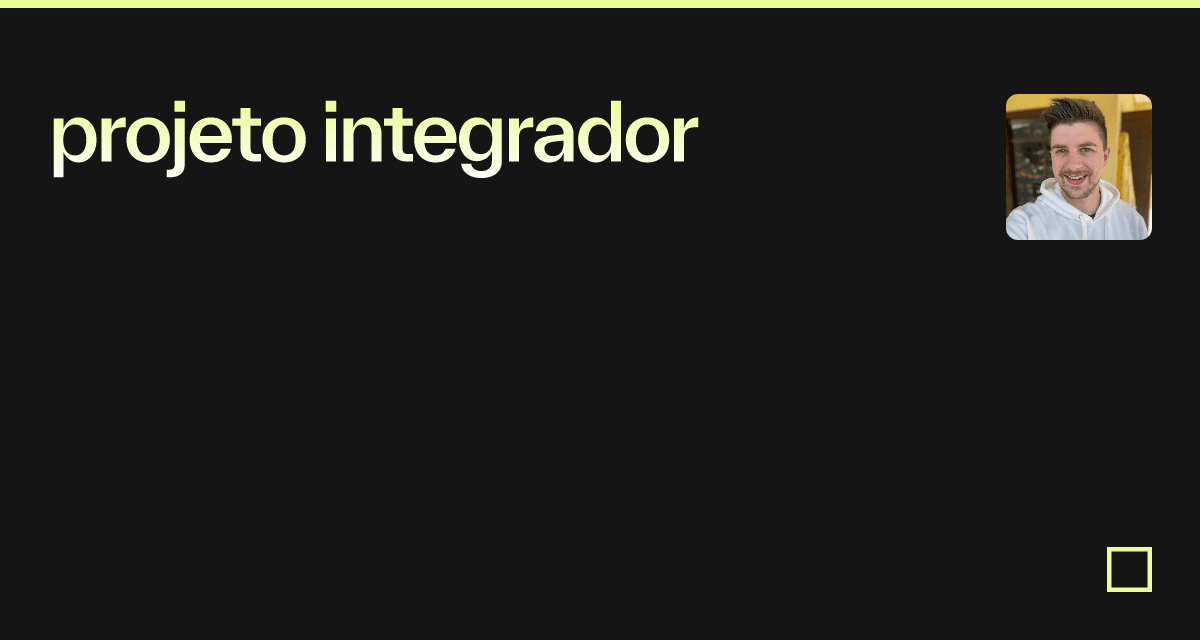 projeto integrador - Codesandbox