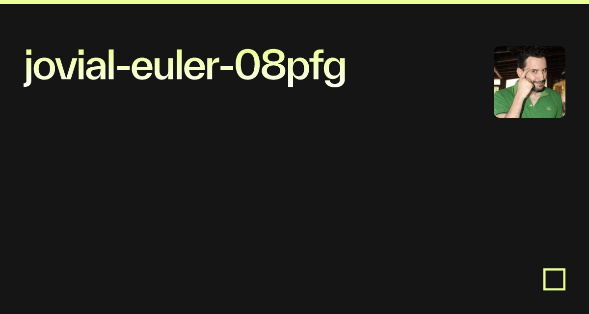 jovial-euler-08pfg - Codesandbox