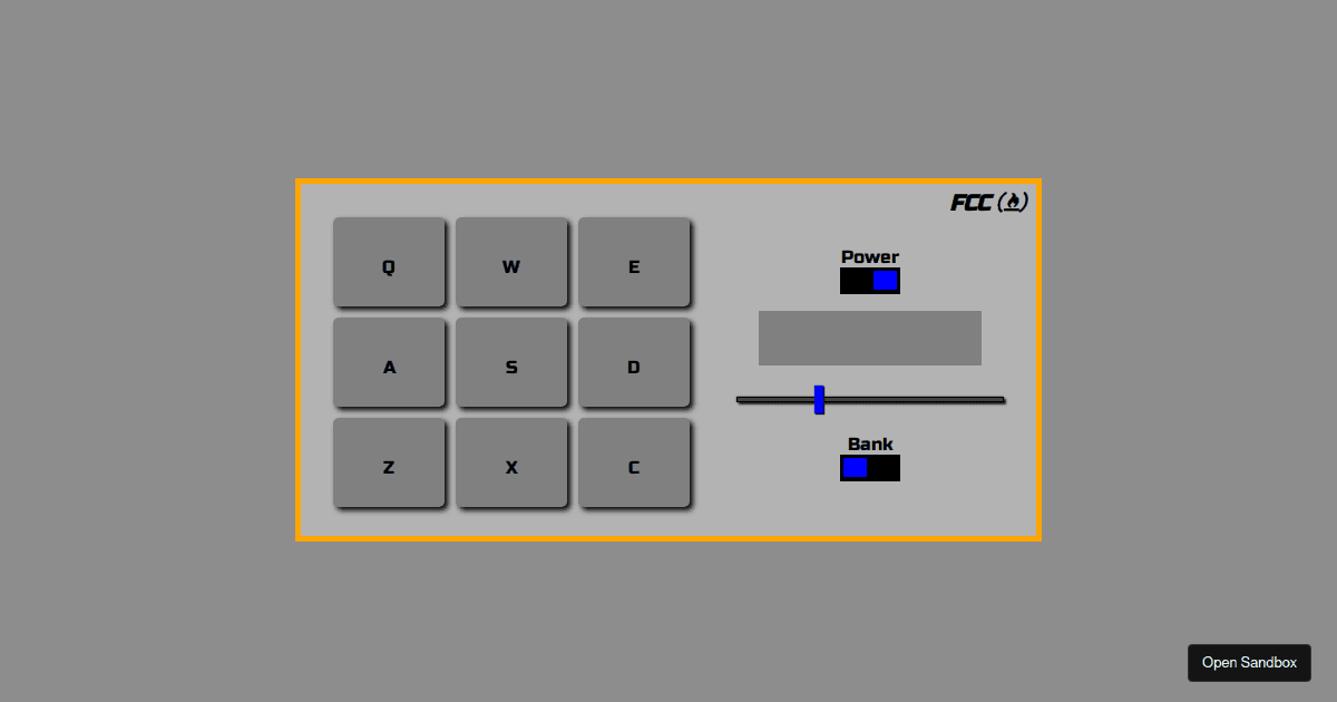 DrumMachine - Codesandbox