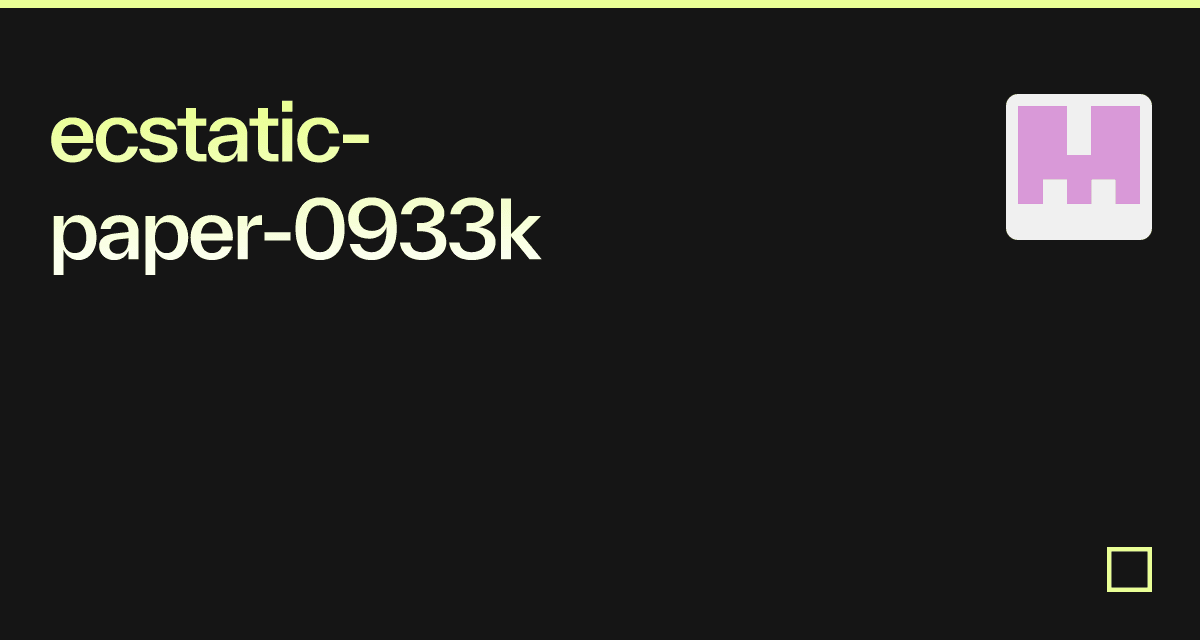 ecstatic-paper-0933k - Codesandbox