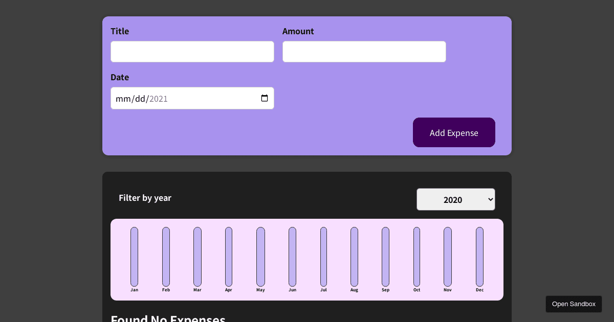 expense-tracker-app - Codesandbox expense-tracker-app - Codesandbox