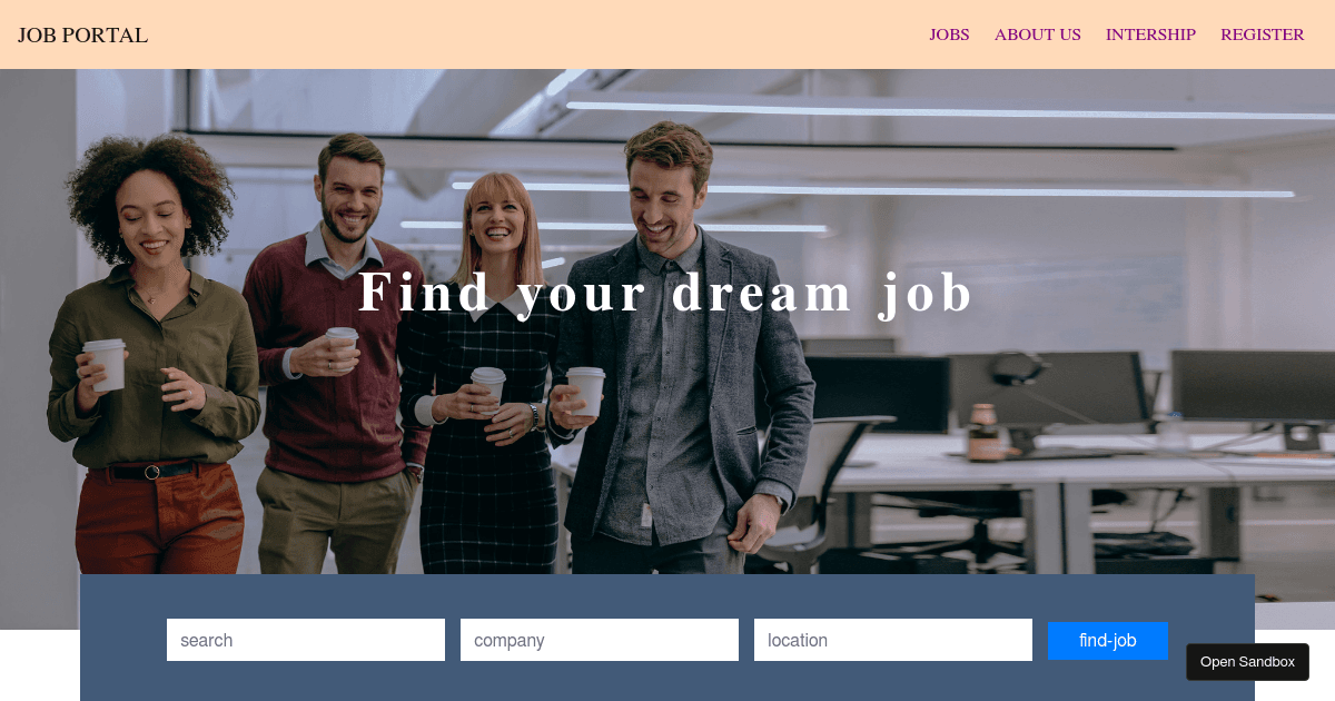 job - portal - Codesandbox