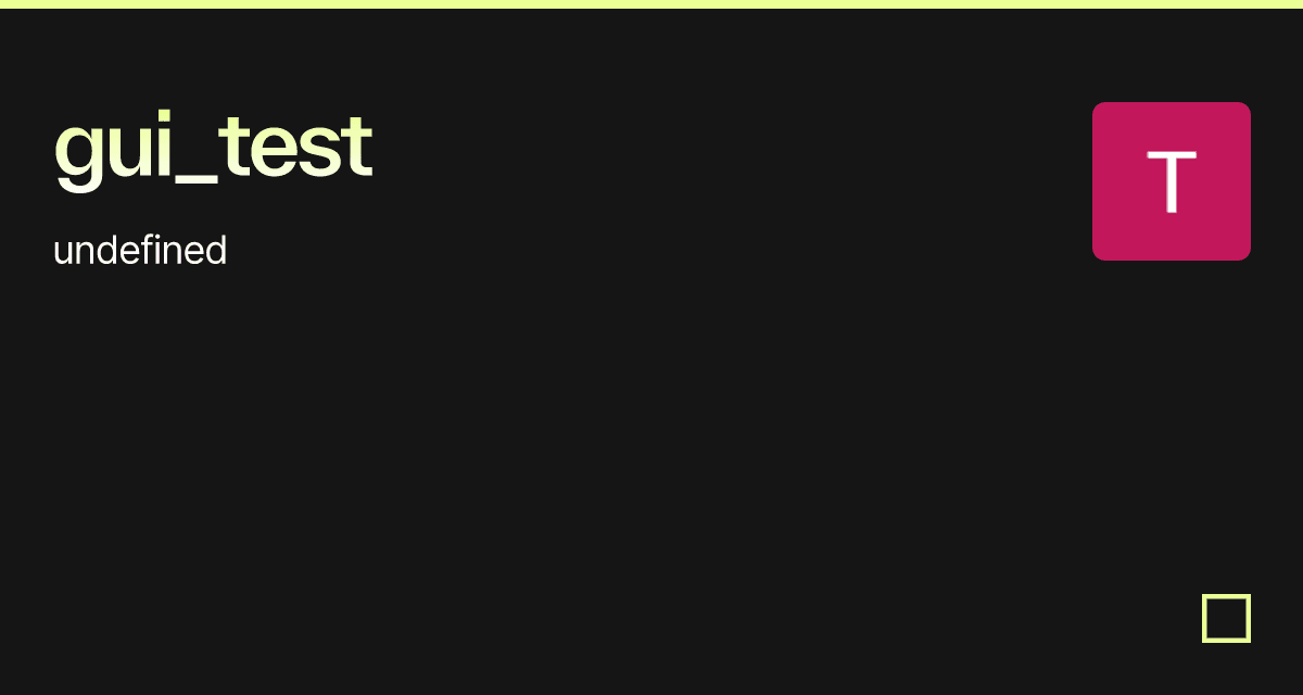 gui_test - Codesandbox