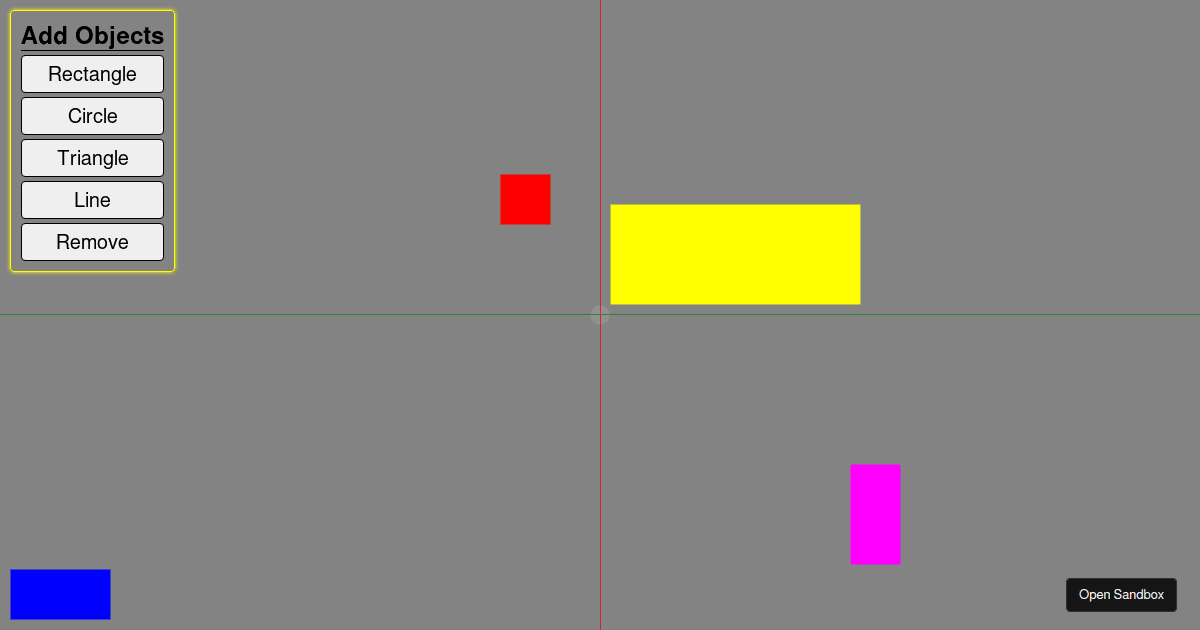 Fabric - Panning and Infinite Canvas - Codesandbox