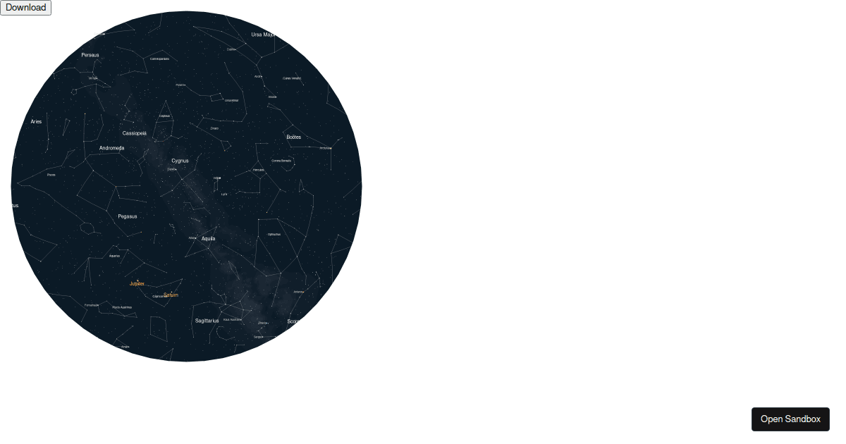 star-map-generator (forked) - Codesandbox