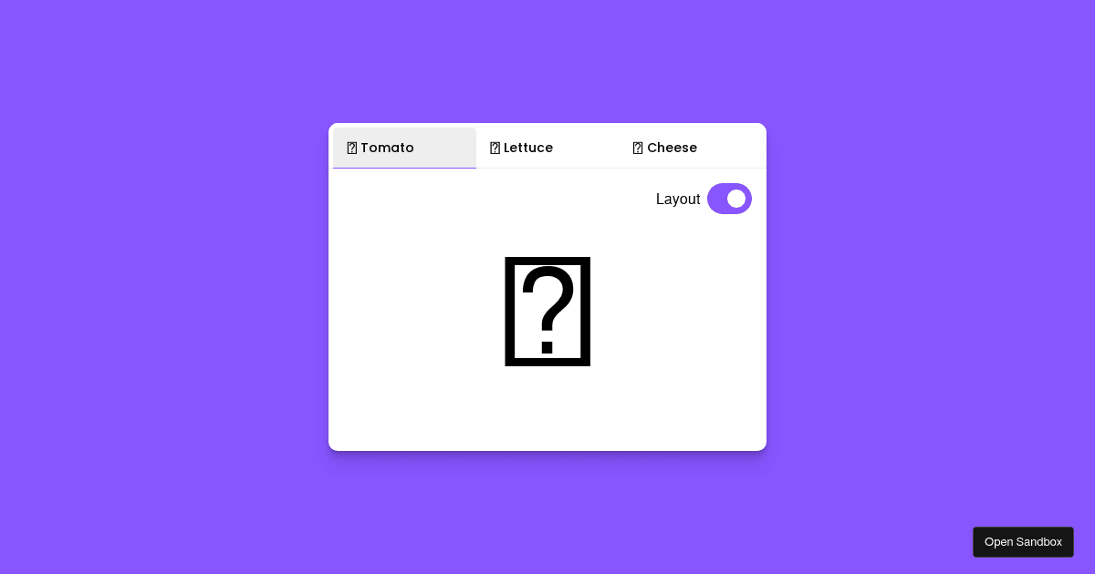 Framer Motion 5: Shared layout animations (forked) - Codesandbox Framer Motion 5: Shared layout animations (forked) - Codesandbox