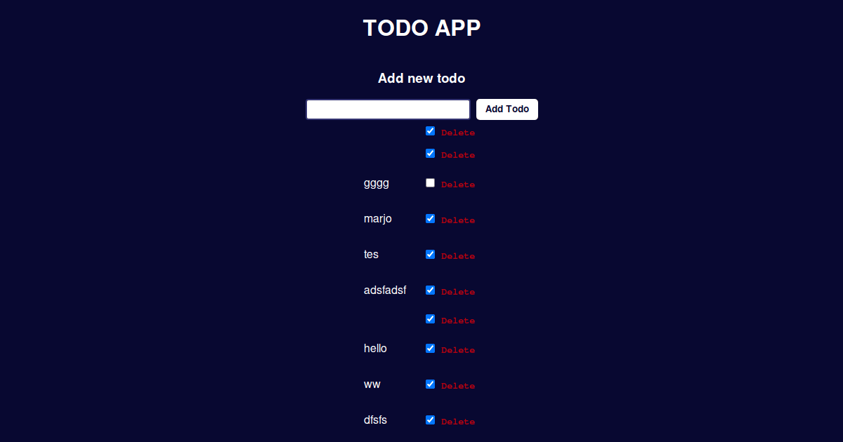 todoapp - Codesandbox