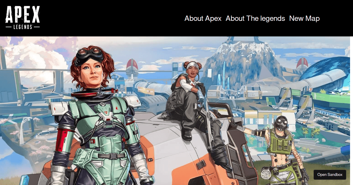 Apex Project site - Codesandbox