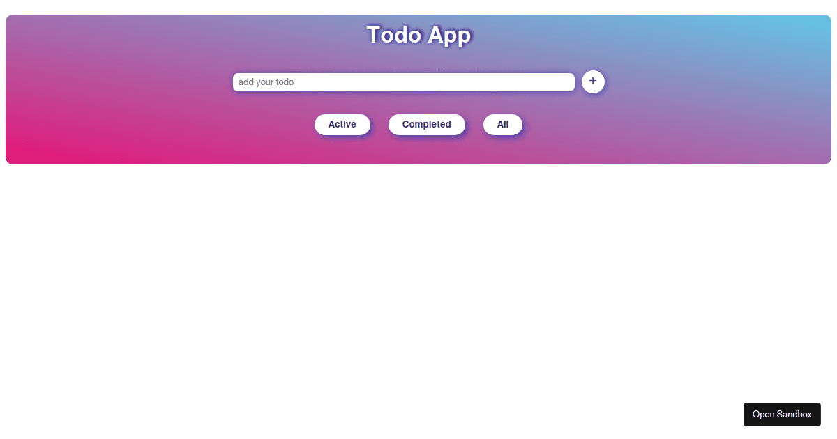 to-do-list-redux - Codesandbox