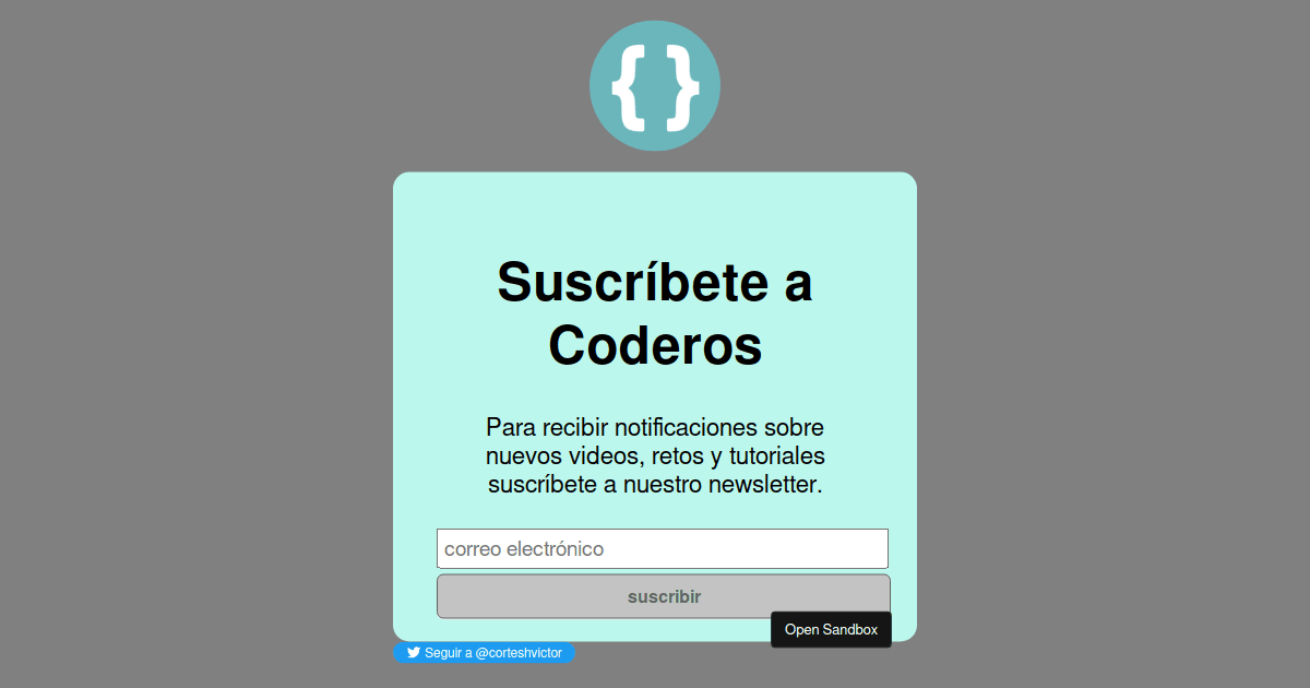 challengeCoderos - Hybrids.js - Codesandbox