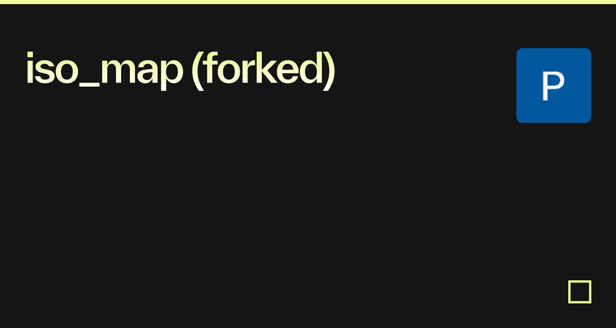 iso_map (forked) - Codesandbox