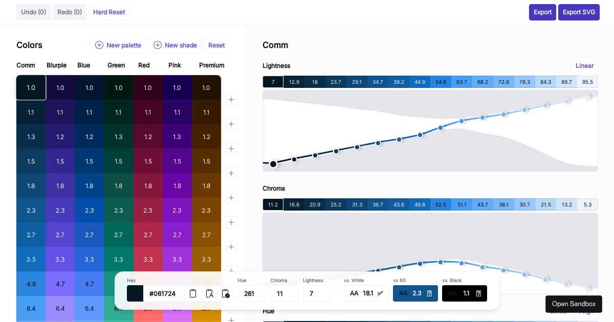 Color Palette Tool - Codesandbox