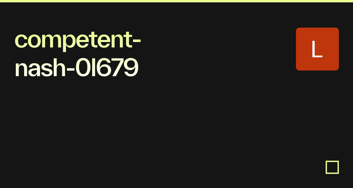 competent-nash-0l679 - Codesandbox