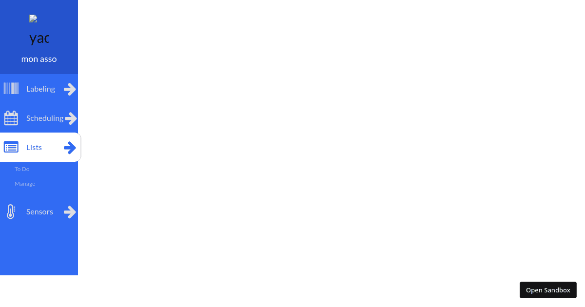 Acordeon sidebar menu - Codesandbox