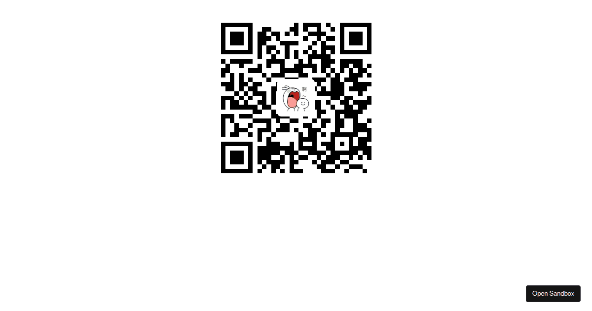 QRCODE ICON (forked) - Codesandbox