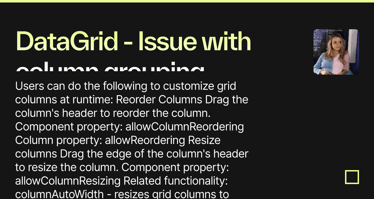 Datagrid Issue With Column Grouping When One Column Is Set As Groupexpand Forked Codesandbox 8264