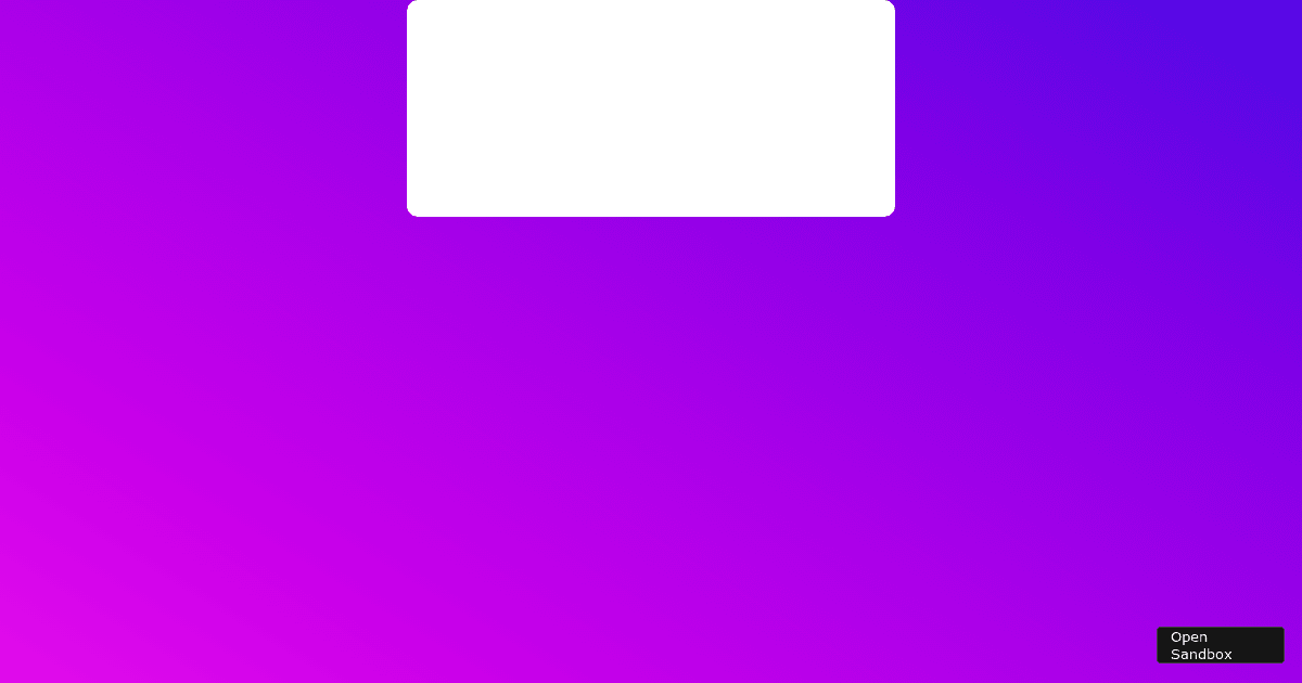 framer-motion - Codesandbox