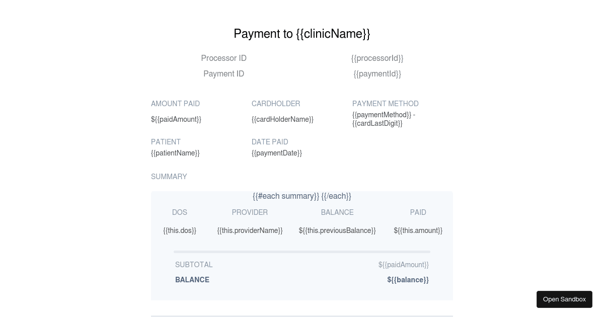 email-json-sample - Codesandbox
