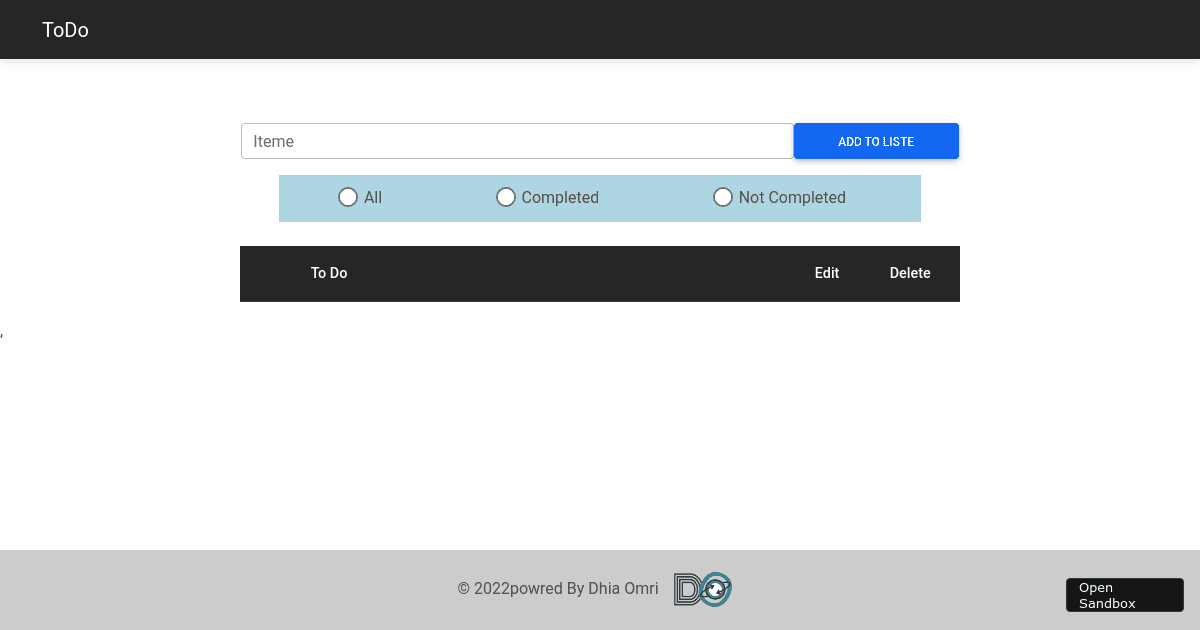 todolist-redux - Codesandbox