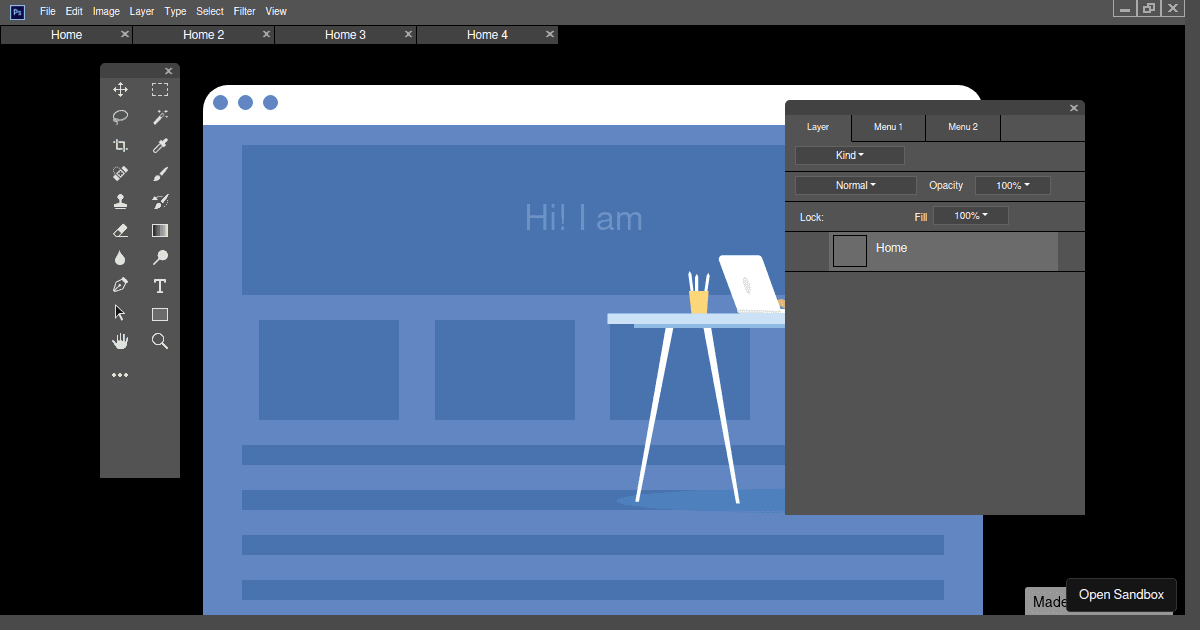 react-photoshop - Codesandbox
