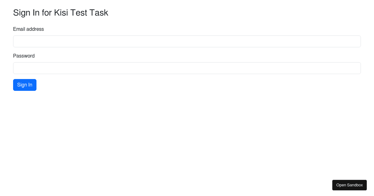 kisi-junior-test-task (forked) - Codesandbox