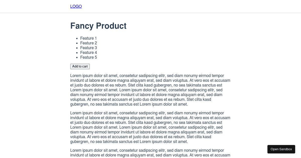Prevent Scrolling on iOS (forked) - Codesandbox
